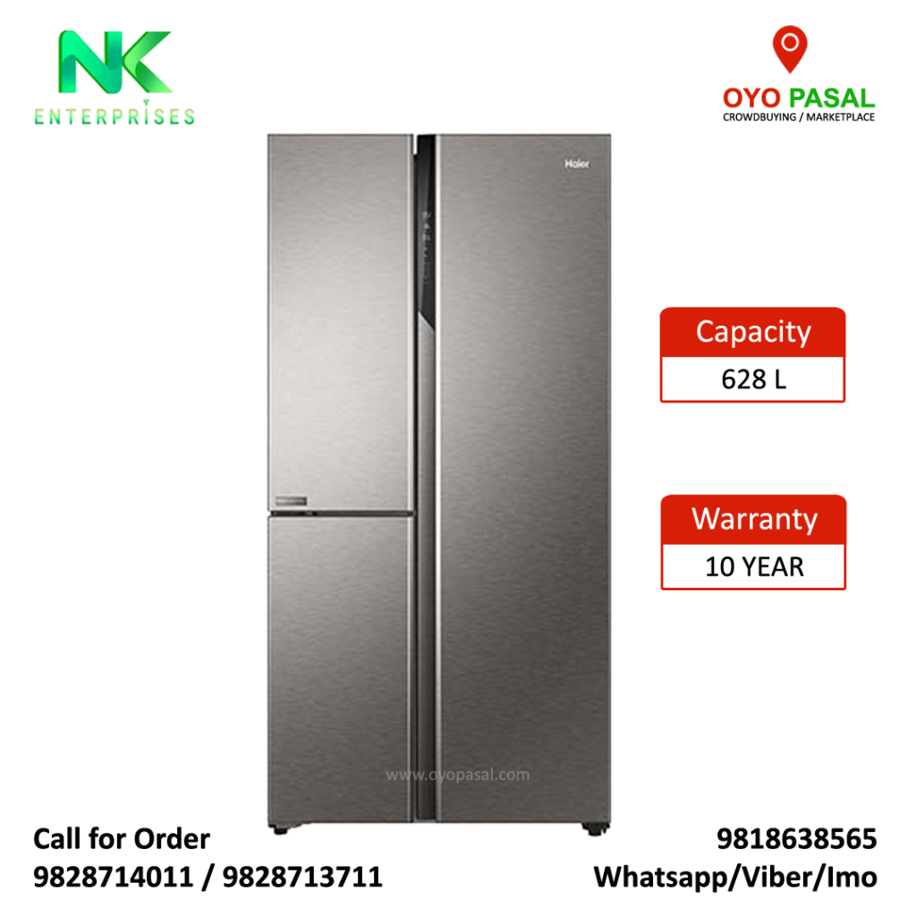 Haier 628 Ltrs Convertible Side by Side Refrigerator | HRT-683IS – OYO ...