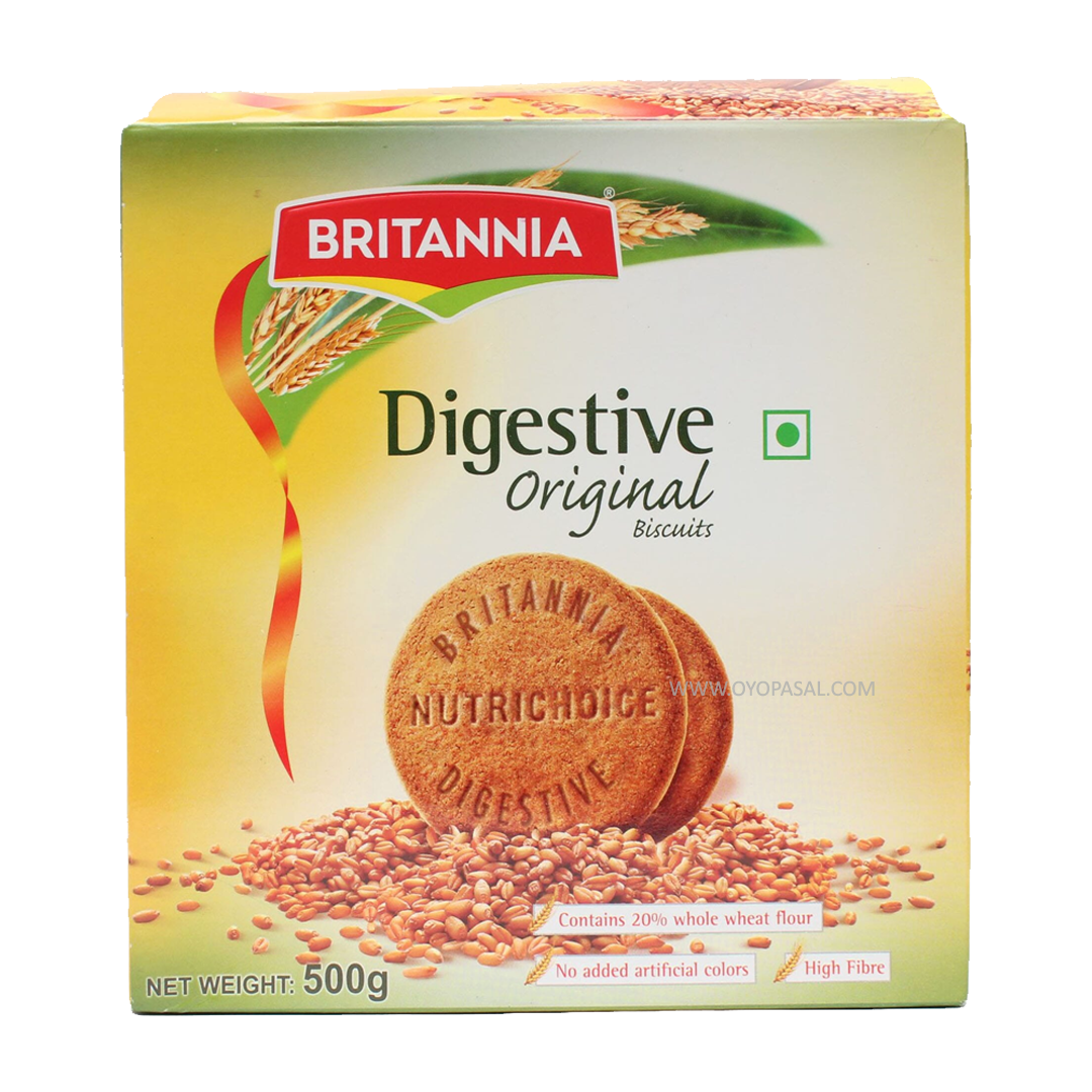 Britannia Digestive Original Biscuits – 500gm – OYO PASAL